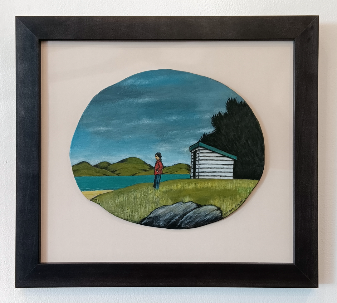 The Boy on the Shore, by Robert Scott - Dunedin Greens Art Auction